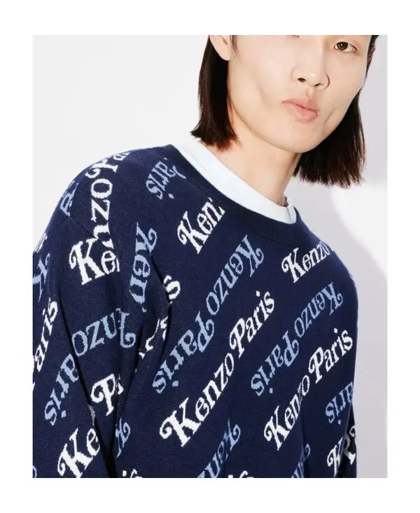 Kenzo All-over Monogram Printed Crew Neck Jumper