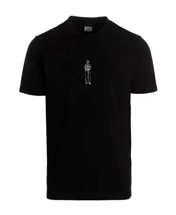 C.P. COMPANY Logo-print Cotton T-shirt