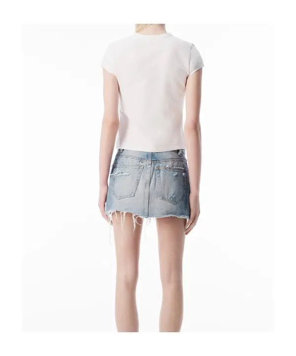 Alexander Wang Baby Rhinestone Logo T-shirt