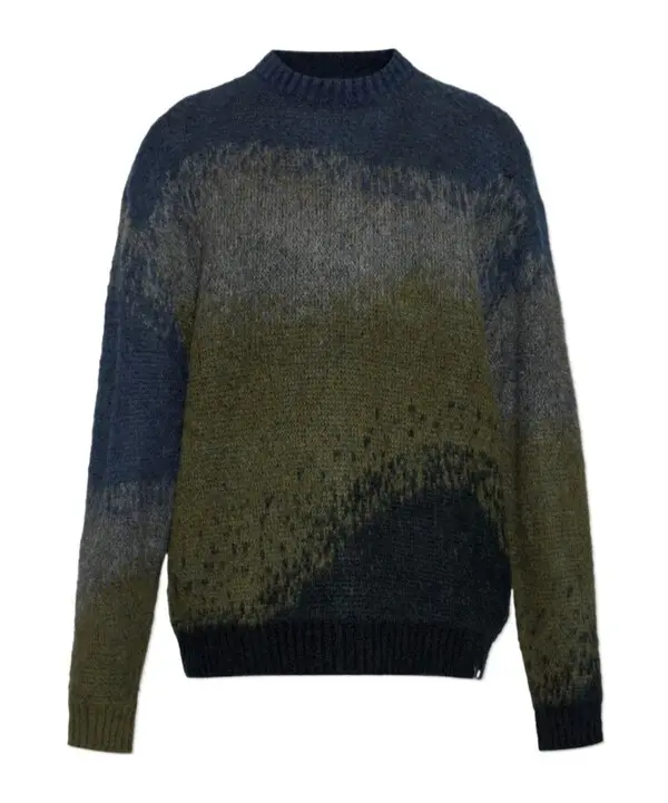 Carhartt Work In Progress Tinley Colour-block Crew Neck Sweater - Black