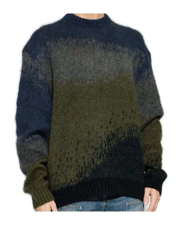 Carhartt Work In Progress Tinley Colour-block Crew Neck Sweater - Black
