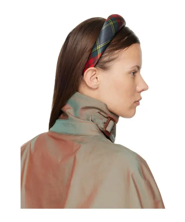 VIVIENNE WESTWOOD Checkered Wide Headband
