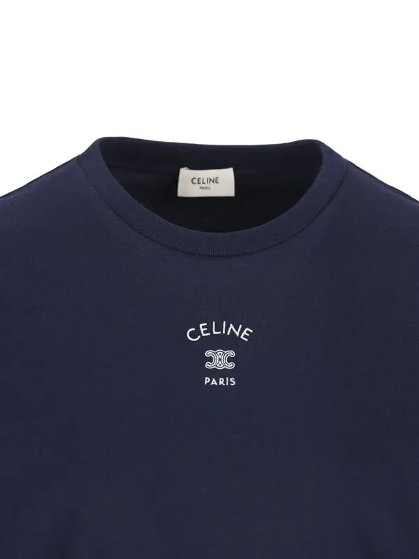 Celine Cotton Jersey T-shirt