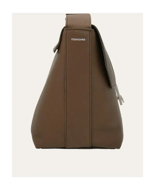 FERRAGAMO Logo Mailman Shoulder Bag
