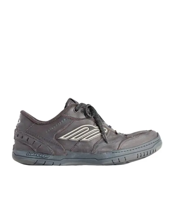Balenciaga Distressed Calfskin Leather Sneakers