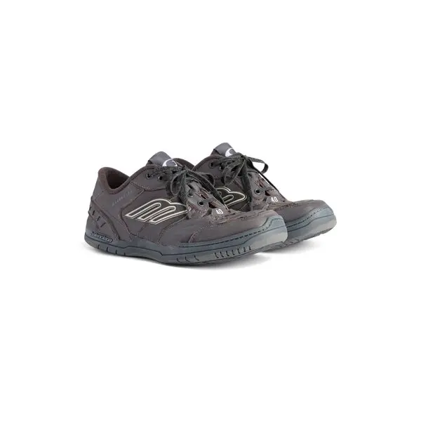 Balenciaga Distressed Calfskin Leather Sneakers