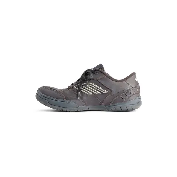 Balenciaga Distressed Calfskin Leather Sneakers