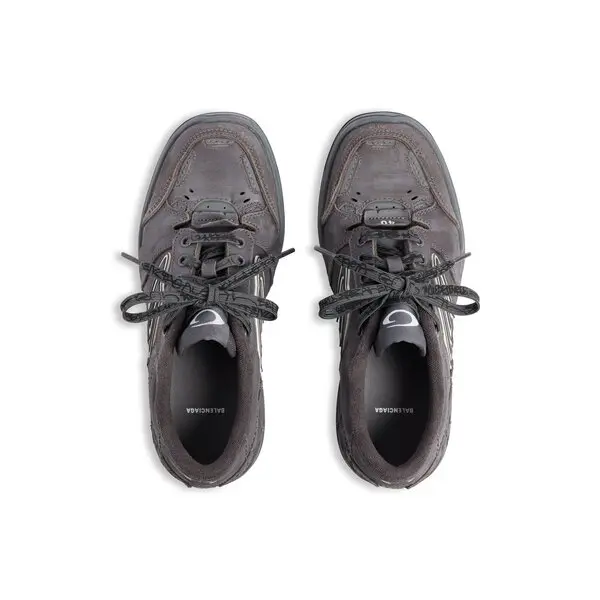 Balenciaga Distressed Calfskin Leather Sneakers