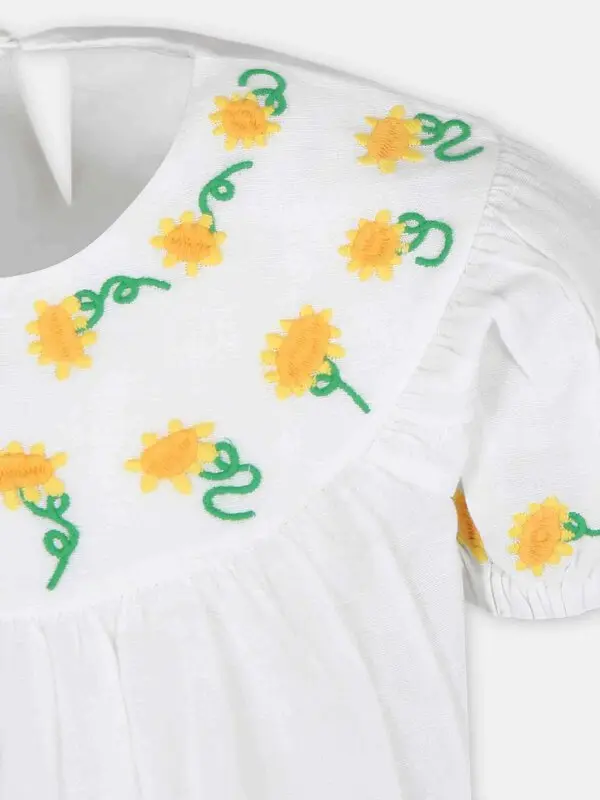 Stella McCartney Embroidered Sunflower Blouse