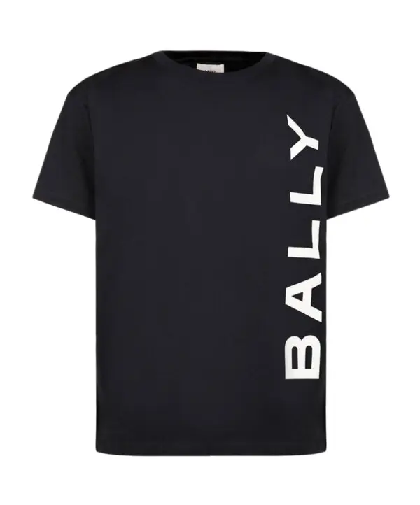 Bally Logo Printed Crewneck T-shirt