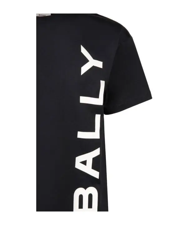 Bally Logo Printed Crewneck T-shirt