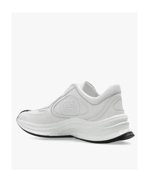 Gucci Perforated Logo Lace-up Sneakers