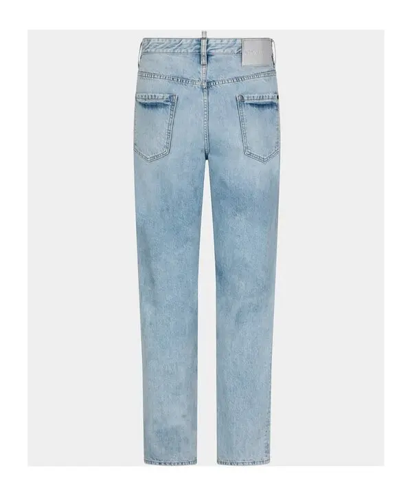 Dsquared2 Ripped Straight-leg Jeans