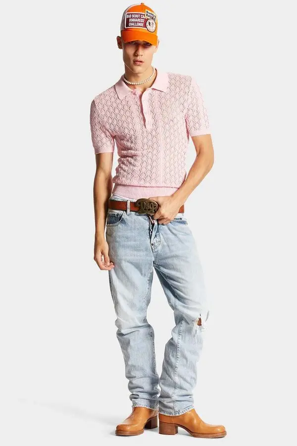 Dsquared2 Ripped Straight-leg Jeans