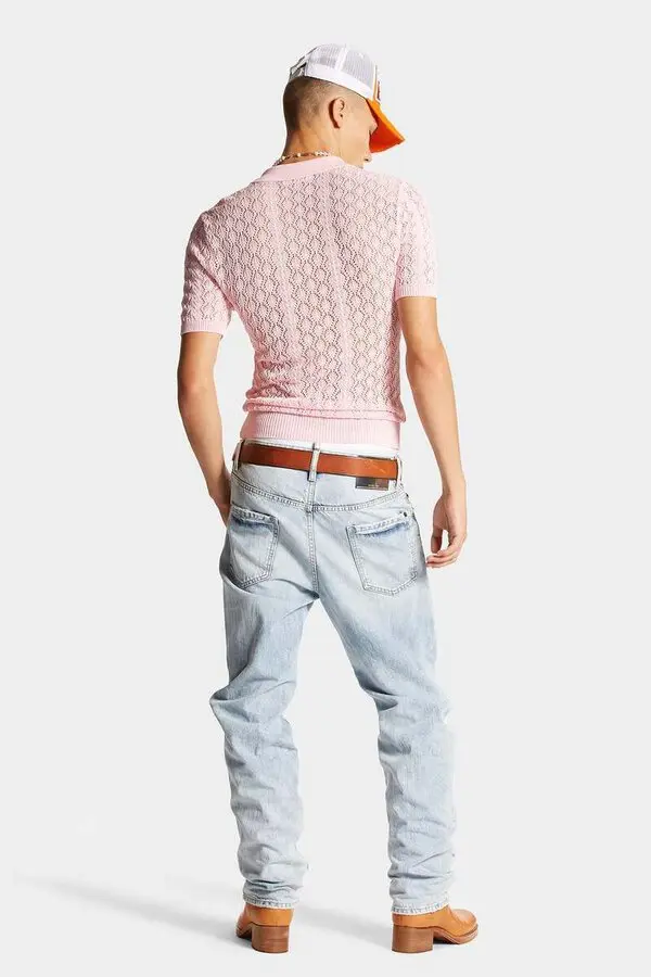Dsquared2 Ripped Straight-leg Jeans