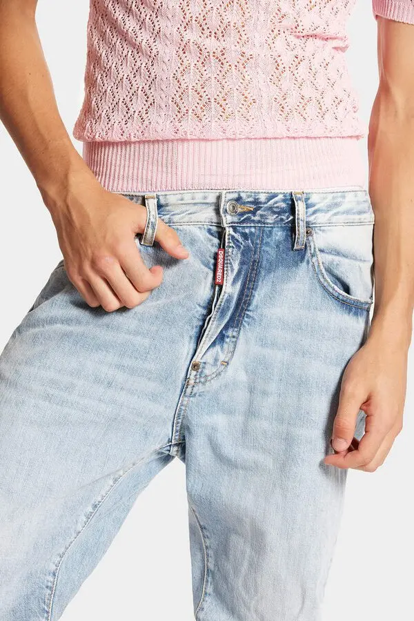 Dsquared2 Ripped Straight-leg Jeans