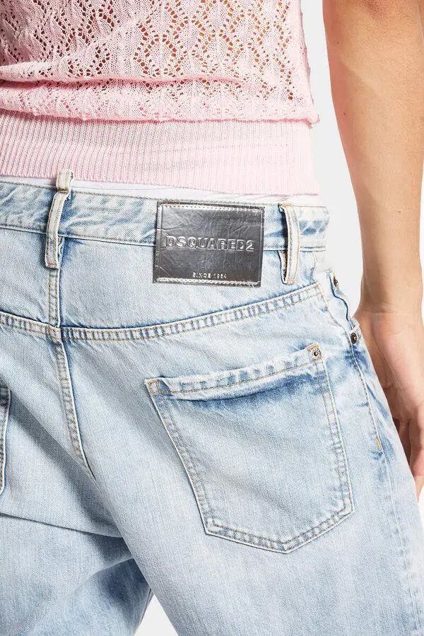 Dsquared2 Ripped Straight-leg Jeans