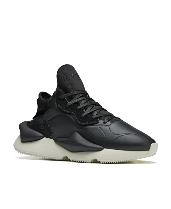 Y3 Kaiwa Lace-up Sneakers - Black