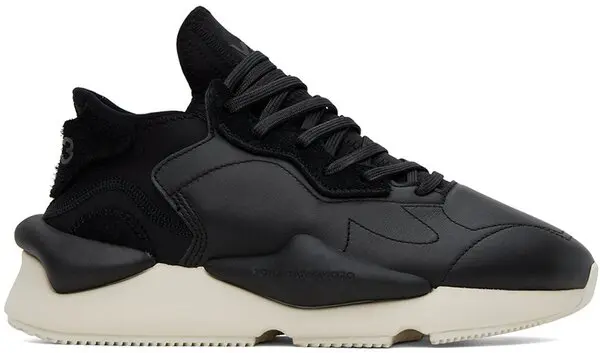 Y3 Kaiwa Lace-up Sneakers - Black