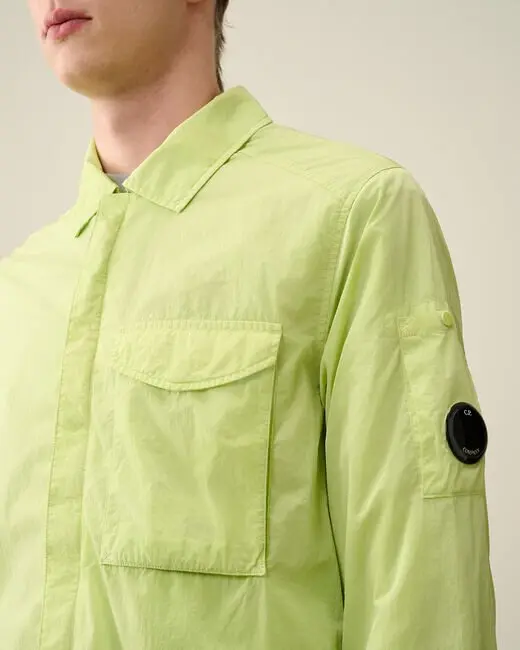 C.P. COMPANY Chrome-r Long-sleeved Overshirt - Green