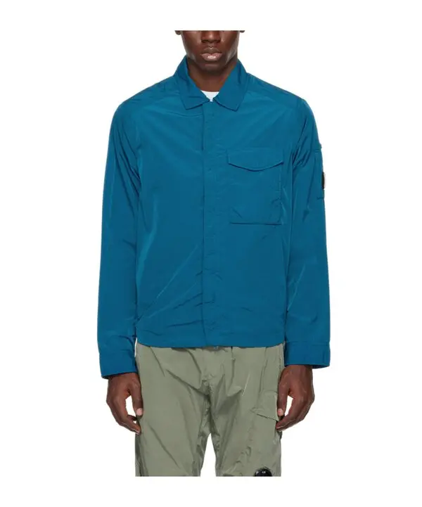 C.P. COMPANY Lens-appliqué Zip-up Shirt Jacket