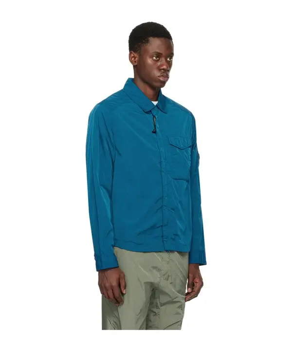 C.P. COMPANY Lens-appliqué Zip-up Shirt Jacket