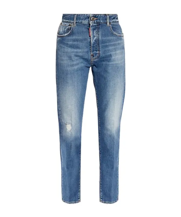 Dsquared2 642 Straight-leg Stonewashed Jeans