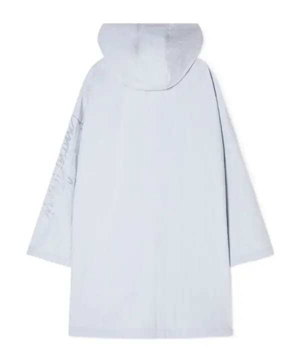 Emporio Armani Oversized Waterproof Jacket With Logo Print