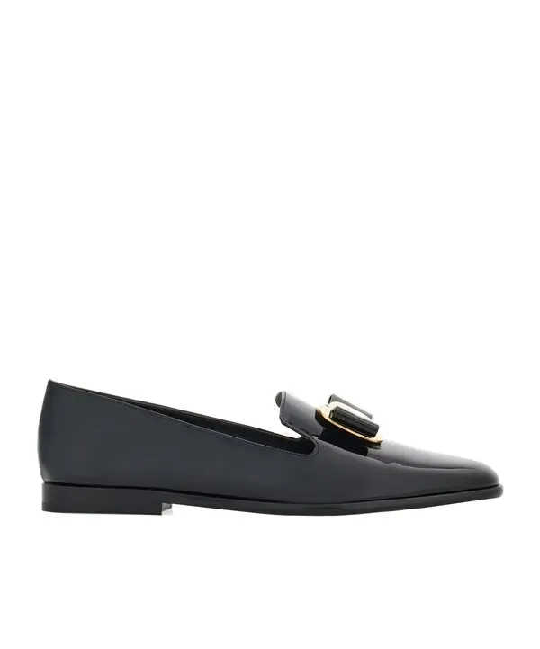 FERRAGAMO Vara Plate Loafers