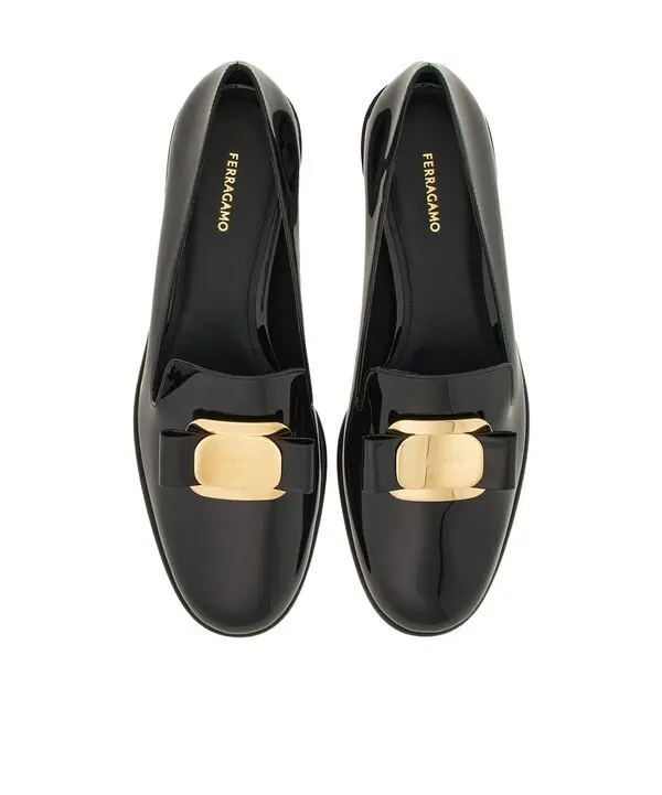 FERRAGAMO Vara Plate Loafers