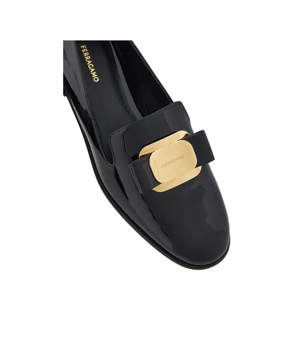 FERRAGAMO Vara Plate Loafers