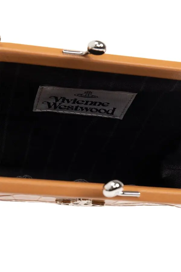VIVIENNE WESTWOOD Clutch Bag With Logo Embellishment