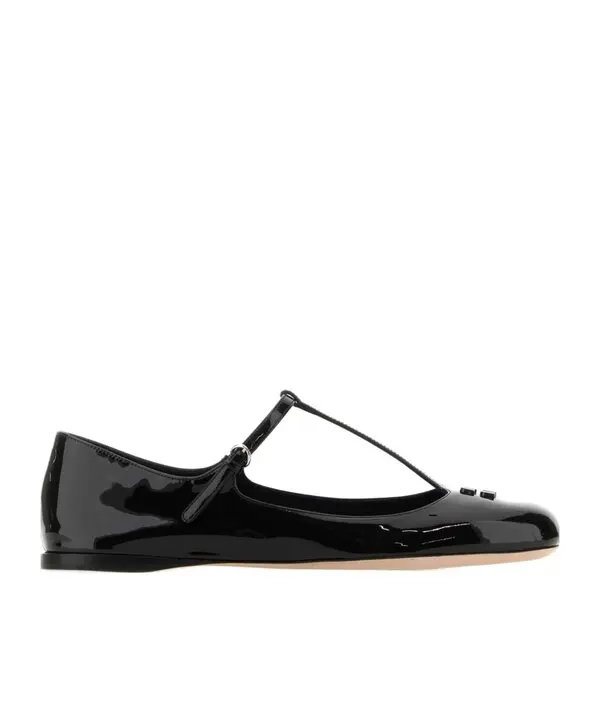 Miu Miu Logo-lettering Ballerinas