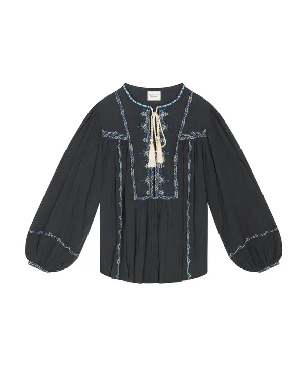 Isabel Marant Étoile Silekia Tassel-detailed Blouse
