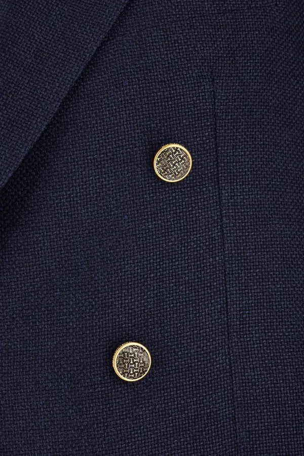 Tagliatore Double-breasted Long Sleeved Blazer - Black