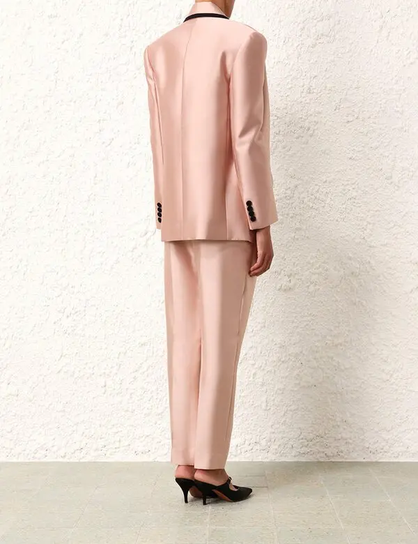 Zimmermann Long-sleeved Wool Jacket With Contrasting Trim