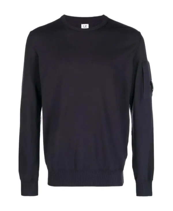 C.P. COMPANY Logo Patch Sleeve Sweatshirt