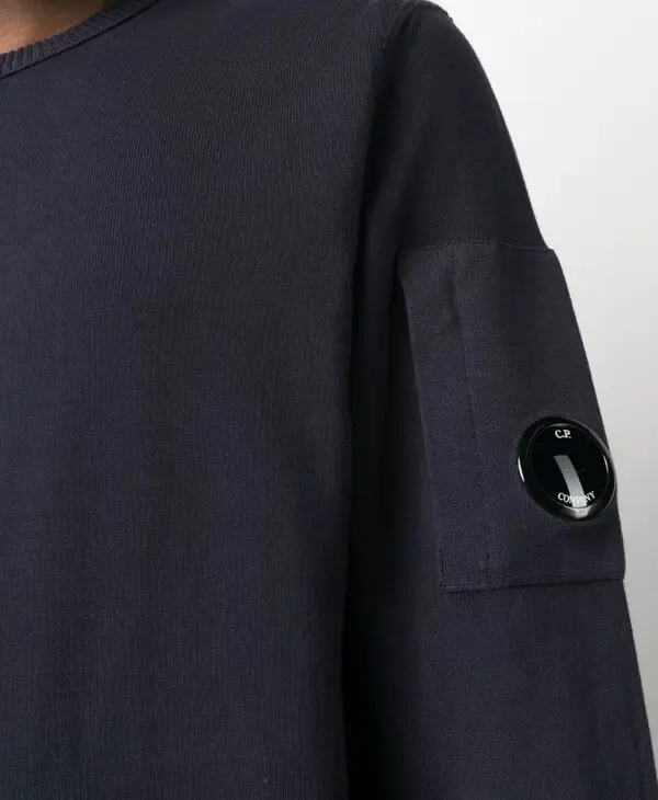 C.P. COMPANY Logo Patch Sleeve Sweatshirt