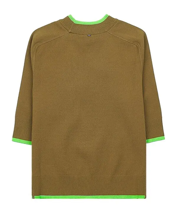 Max Mara Round Neck Sweater With Ribbed Details