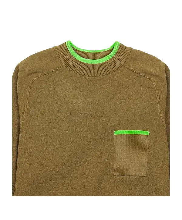 Max Mara Round Neck Sweater With Ribbed Details