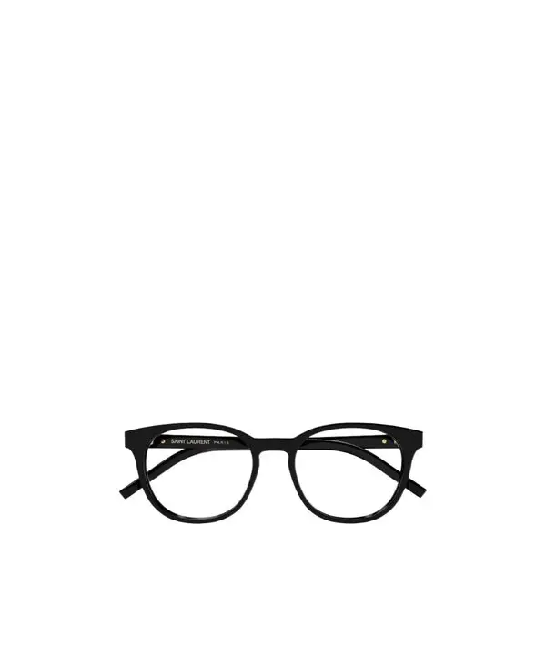 Saint Laurent Round Frame Eyeglasses - Black