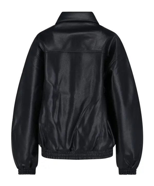 THE FRANKIE SHOP Prescott Oversized Leather Jacket