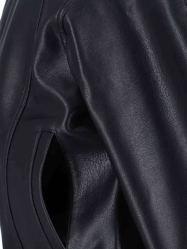 THE FRANKIE SHOP Prescott Oversized Leather Jacket