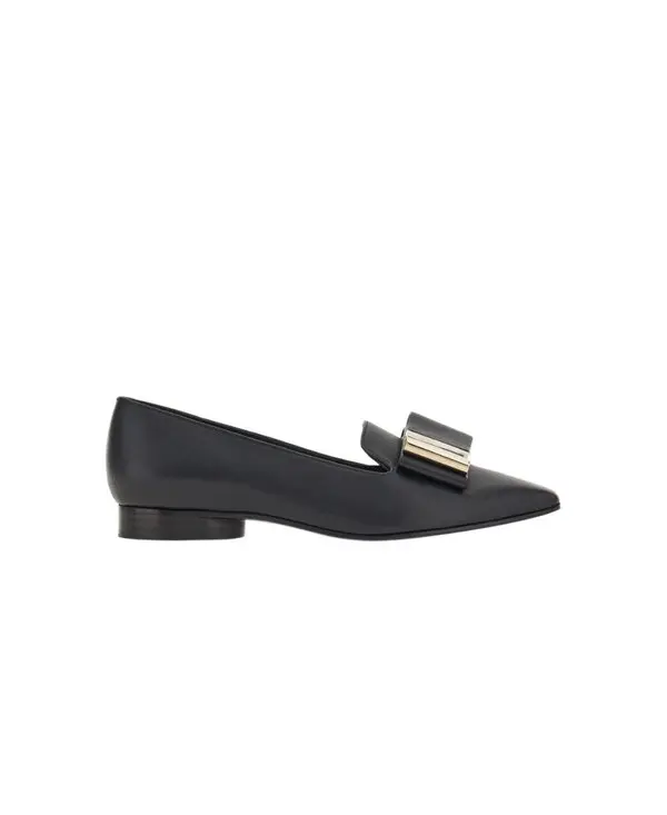 FERRAGAMO Double-bow Slip-on Loafers