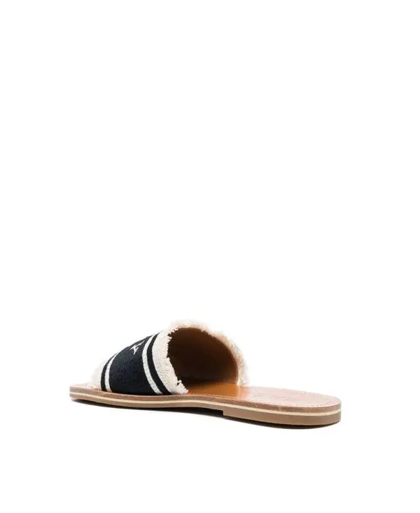 Bally Logo Open-toe Slippers