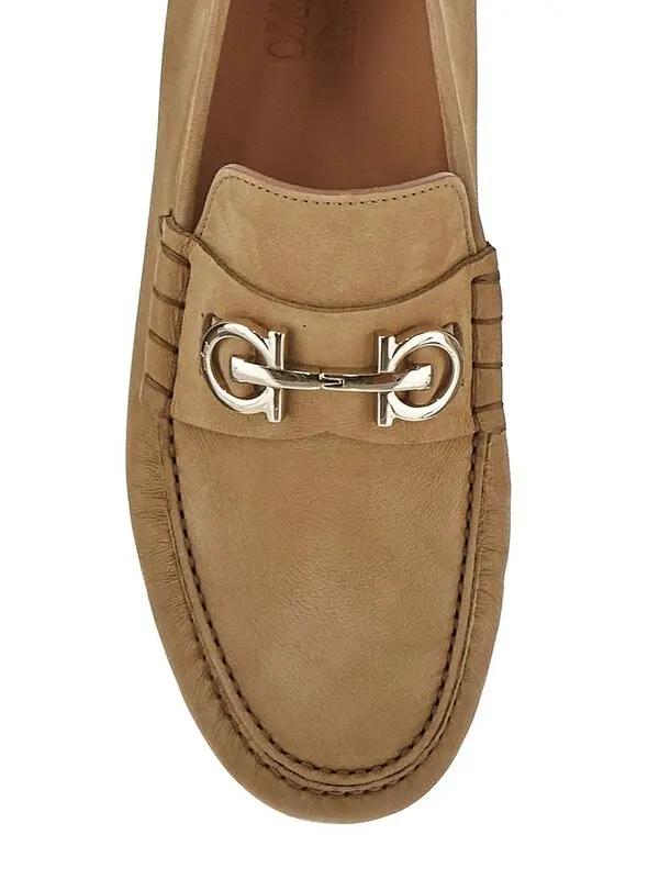 FERRAGAMO Grazioso Logo Plaque Loafers