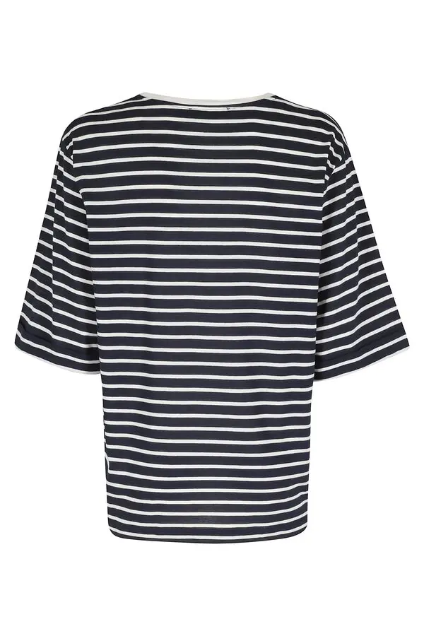 Seventy Striped T-shirt With Knotted Hem