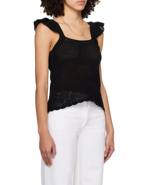 A.p.c. Needle Knit Vest - Black