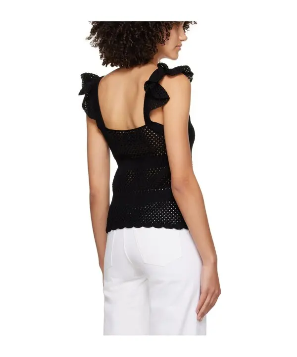 A.p.c. Needle Knit Vest - Black