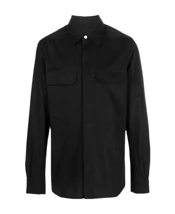 Rick Owens Long-sleeve Cotton Shirt